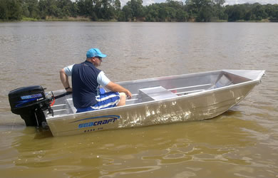 Seacraft galvanised aluminium boats with 2 year warranty