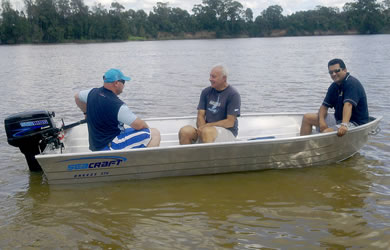 Seacraft galvanised aluminium boats with 2 year warranty