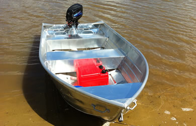 Seacraft galvanised aluminium boats with 2 year warranty