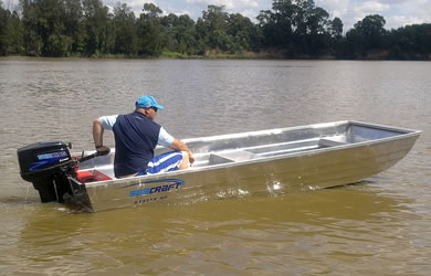 Seacraft galvanised aluminium boats with 2 year warranty