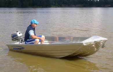 Seacraft galvanised aluminium boats with 2 year warranty