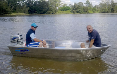 Seacraft galvanised aluminium boats with 2 year warranty